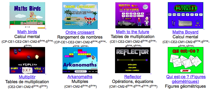 Des jeux pour passer le temps utile – FlashMaths
